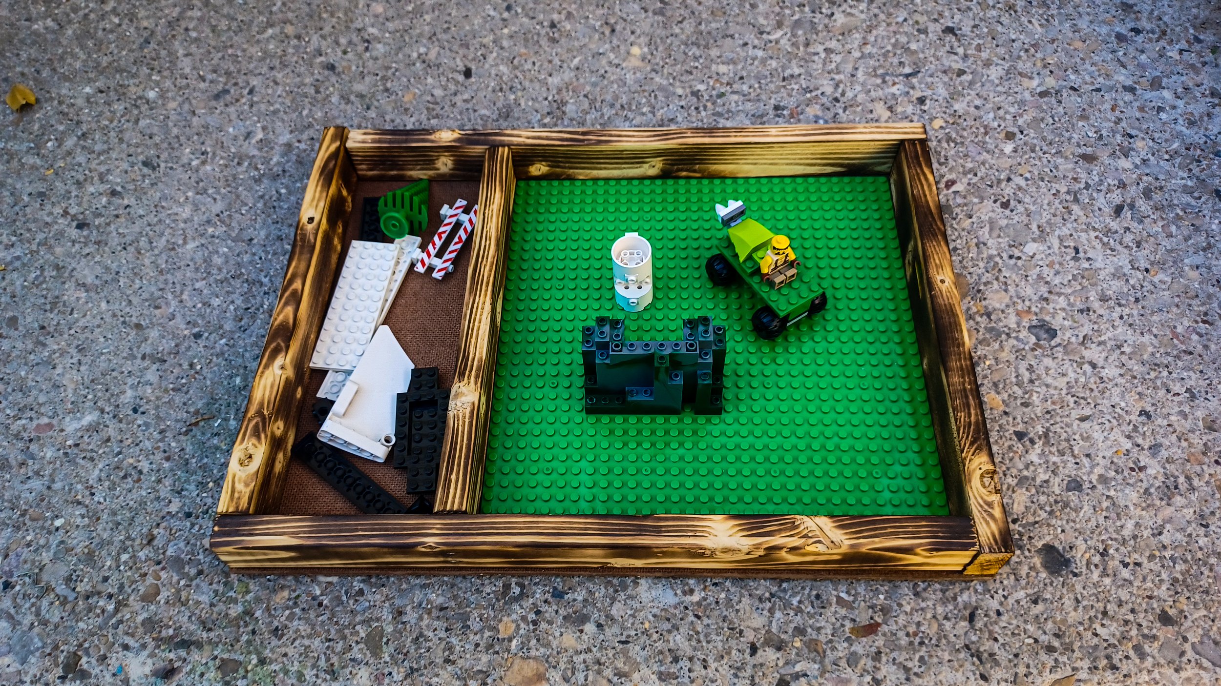 Stackable, colorful bricks for displaying lego minifigs — Clean Your Craft
