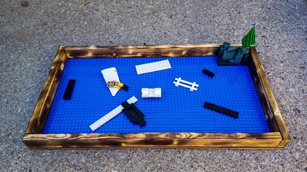 Stackable, colorful bricks for displaying lego minifigs — Clean Your Craft