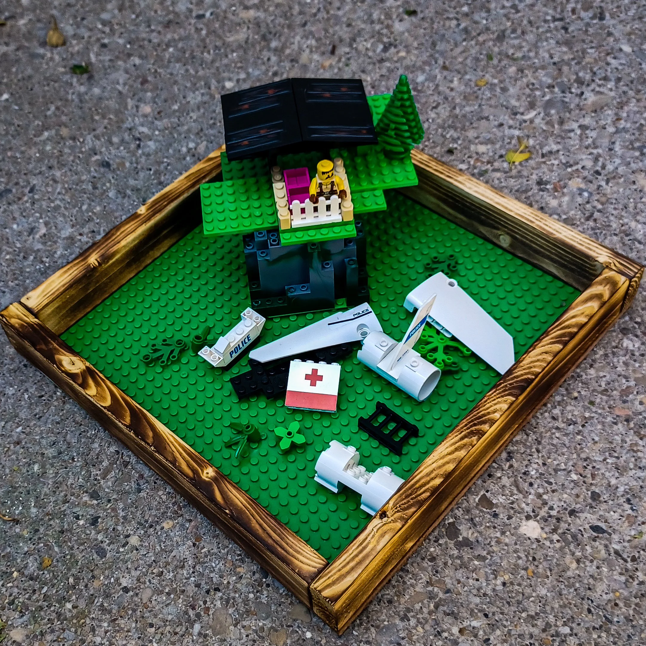 Stackable, colorful bricks for displaying lego minifigs — Clean Your Craft