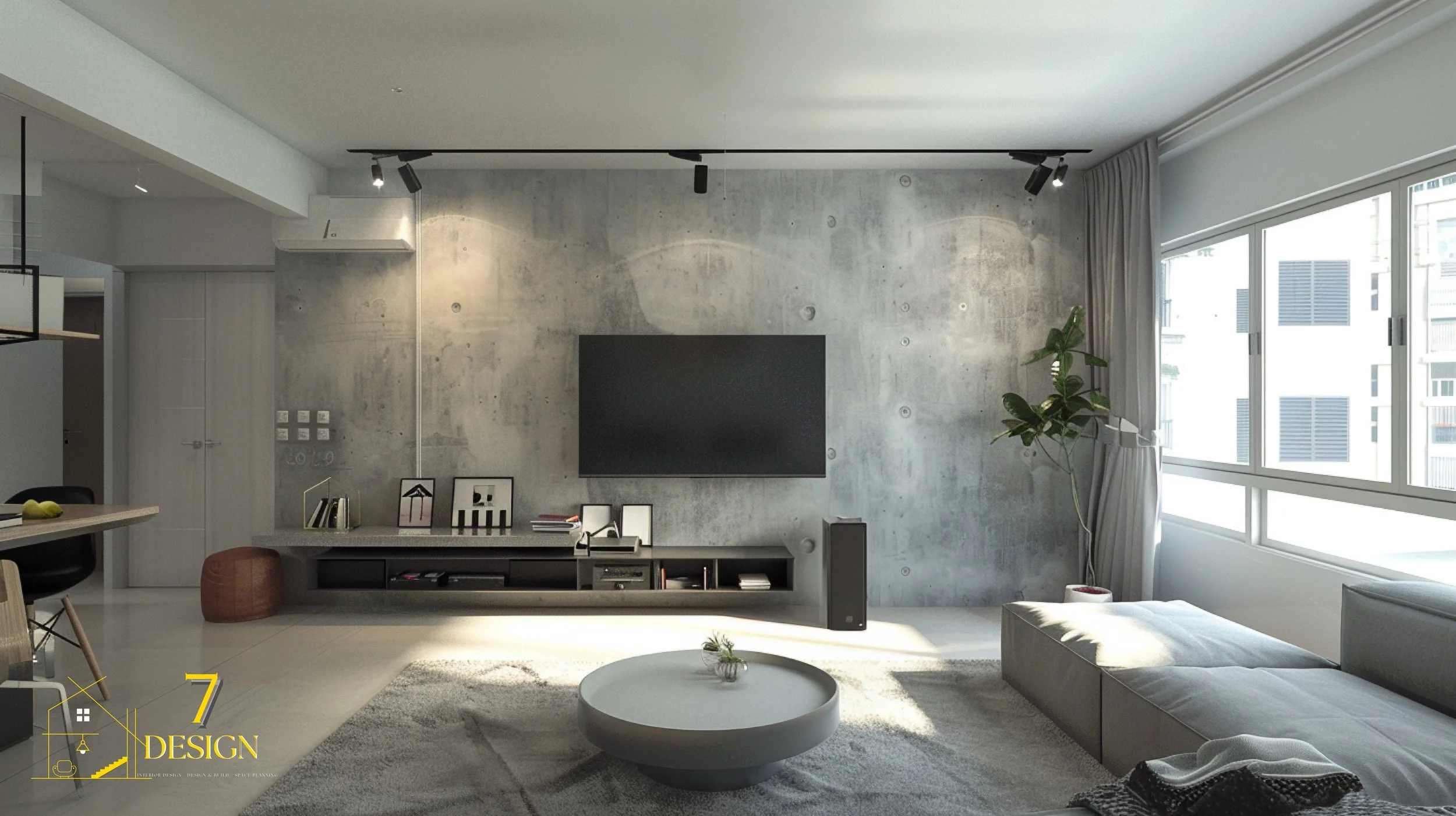 Embracing Minimalist Industrial Design: Transforming Your Living Room ...