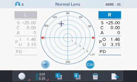 Huvitz HLM-7000P Digital Lensmeter — Mandarin Opto-Medic