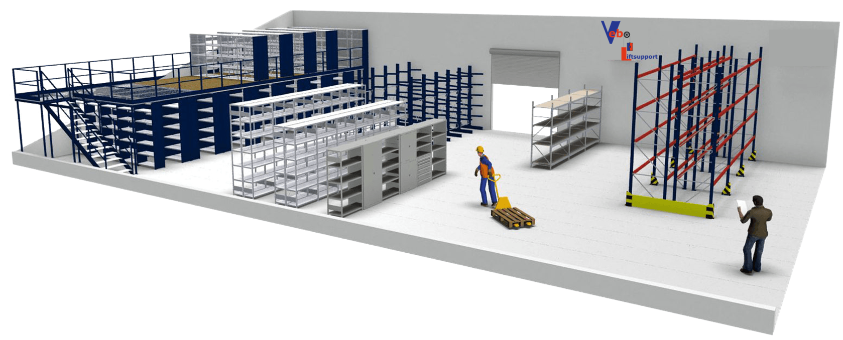 Ons magazijn — Vebo Liftsupport B.V.