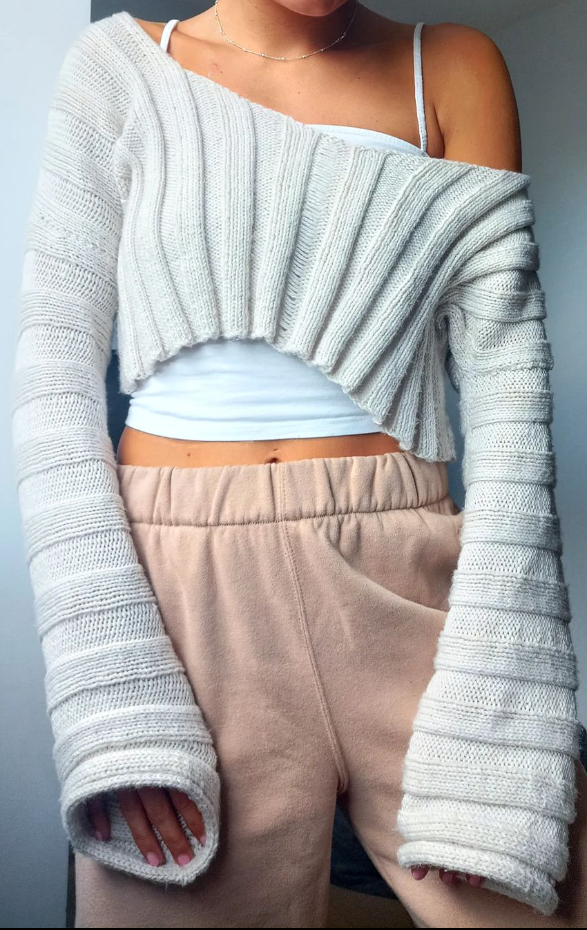 The backless crochet sweater - crochet pattern — JeggoCrochet