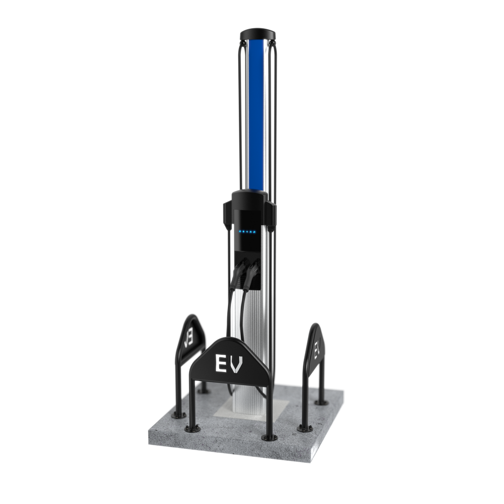 EV Charger Bump Barrier — EV Charging Infrastructure | PLP