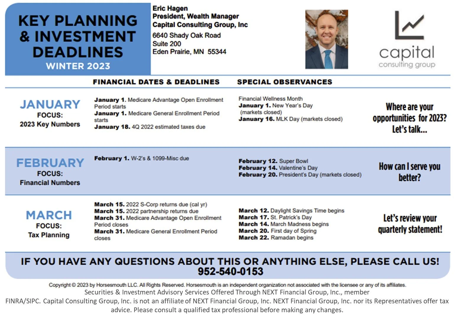 Join Capital Club — Capital Consulting Group, Inc.