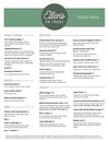 Menus — Ellen's On Front