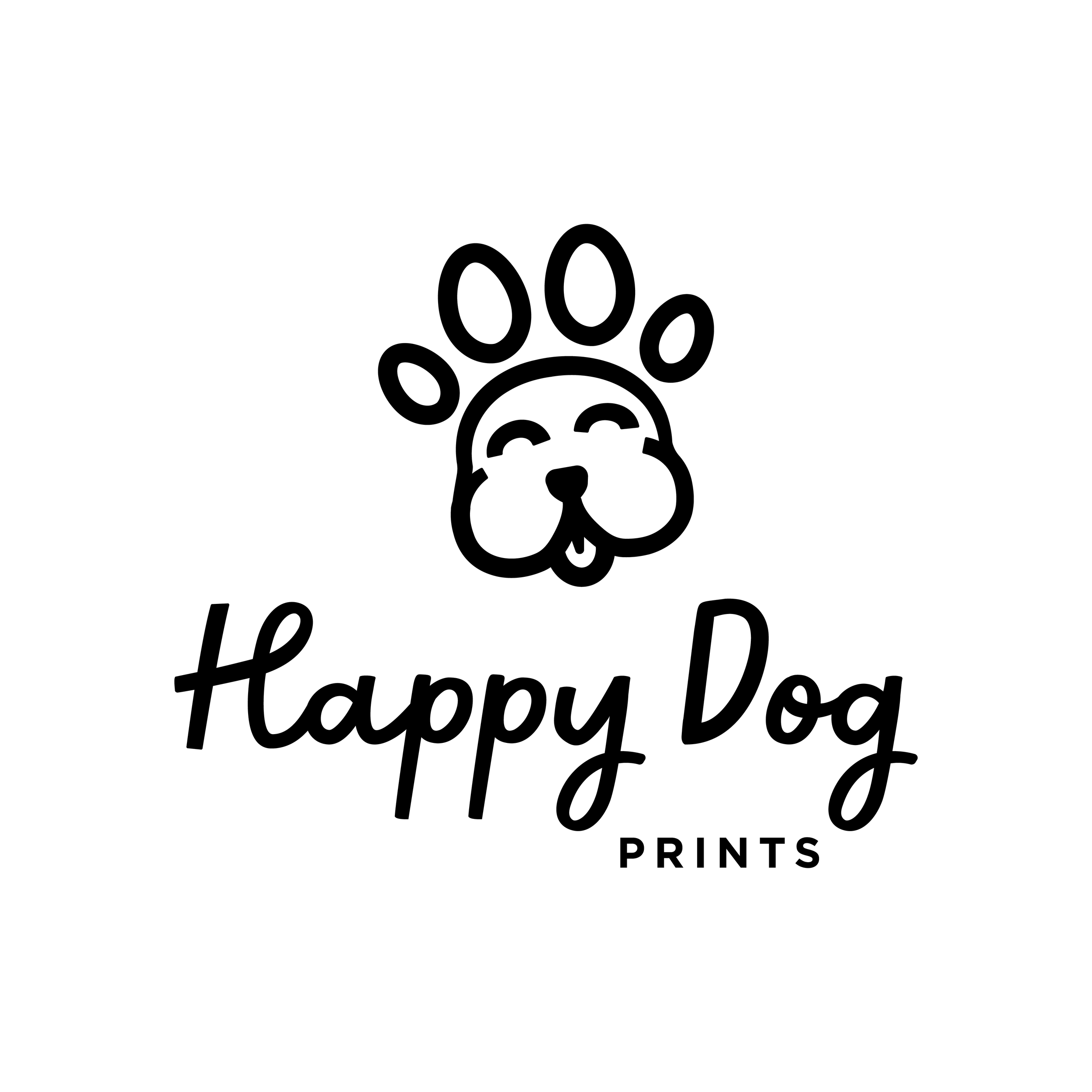 Happy Dog Logo