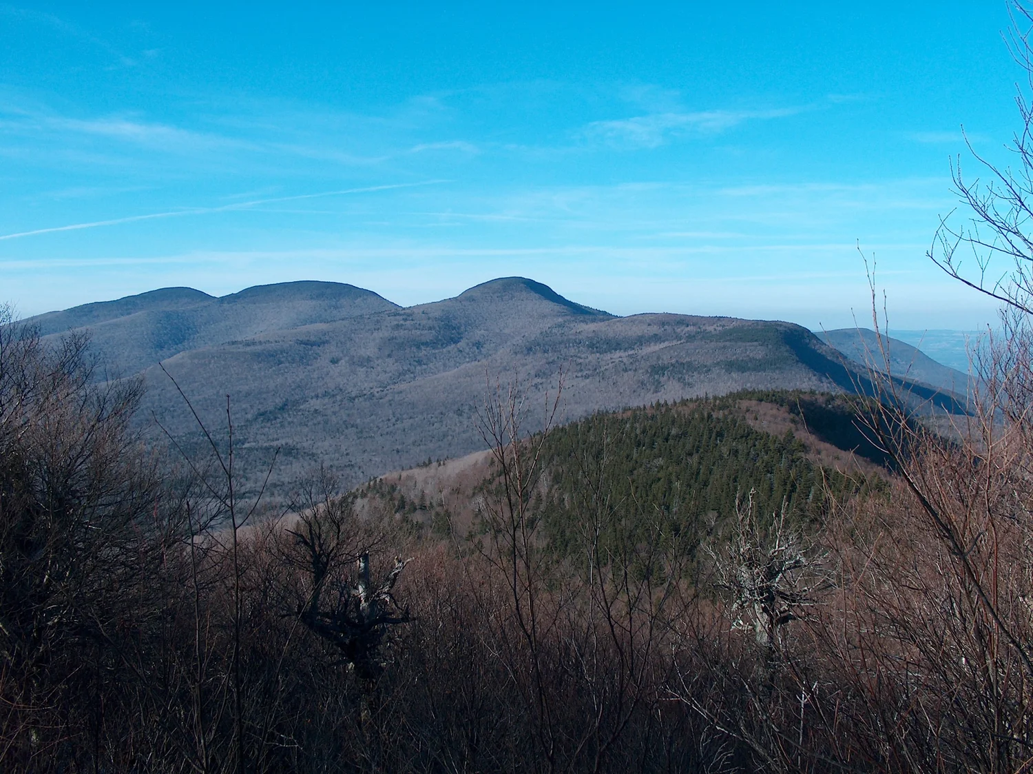 Windham, Blackhead, Black Dome & Thomas Cole from Big Hollow — Catskill ...