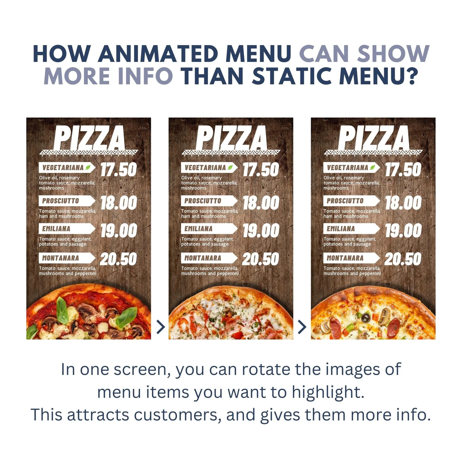 Digital/LED Menu Board in Canva — Editable Animated Digital Menu Board ...