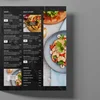 Digital TV Menu Board, Dine-in menu and Takeout Canva Template ...