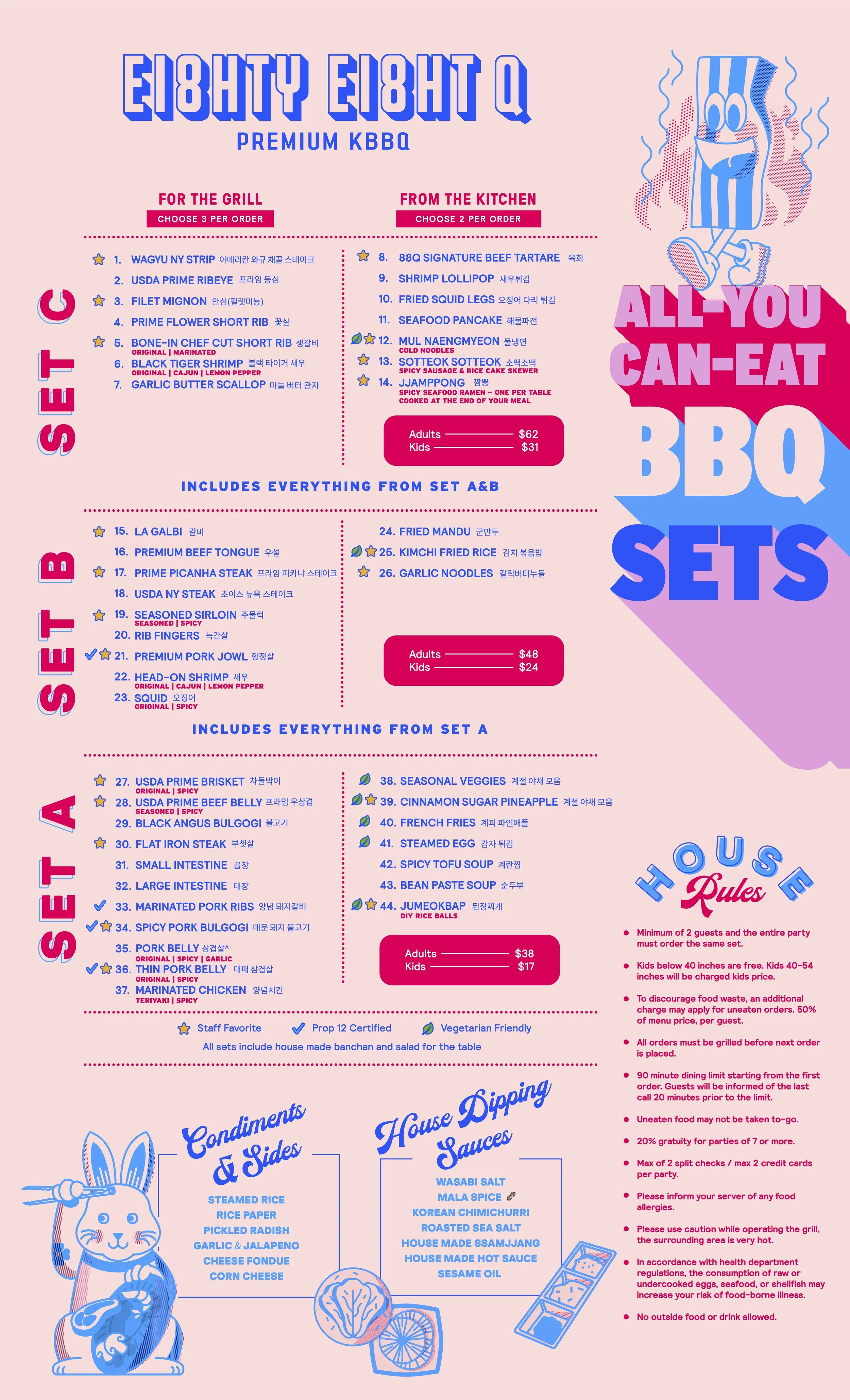 Menu — 88Q Korean BBQ
