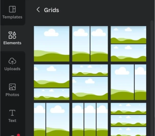 New Canva Feature: How to Use Canva Grids — Creative Template Shop