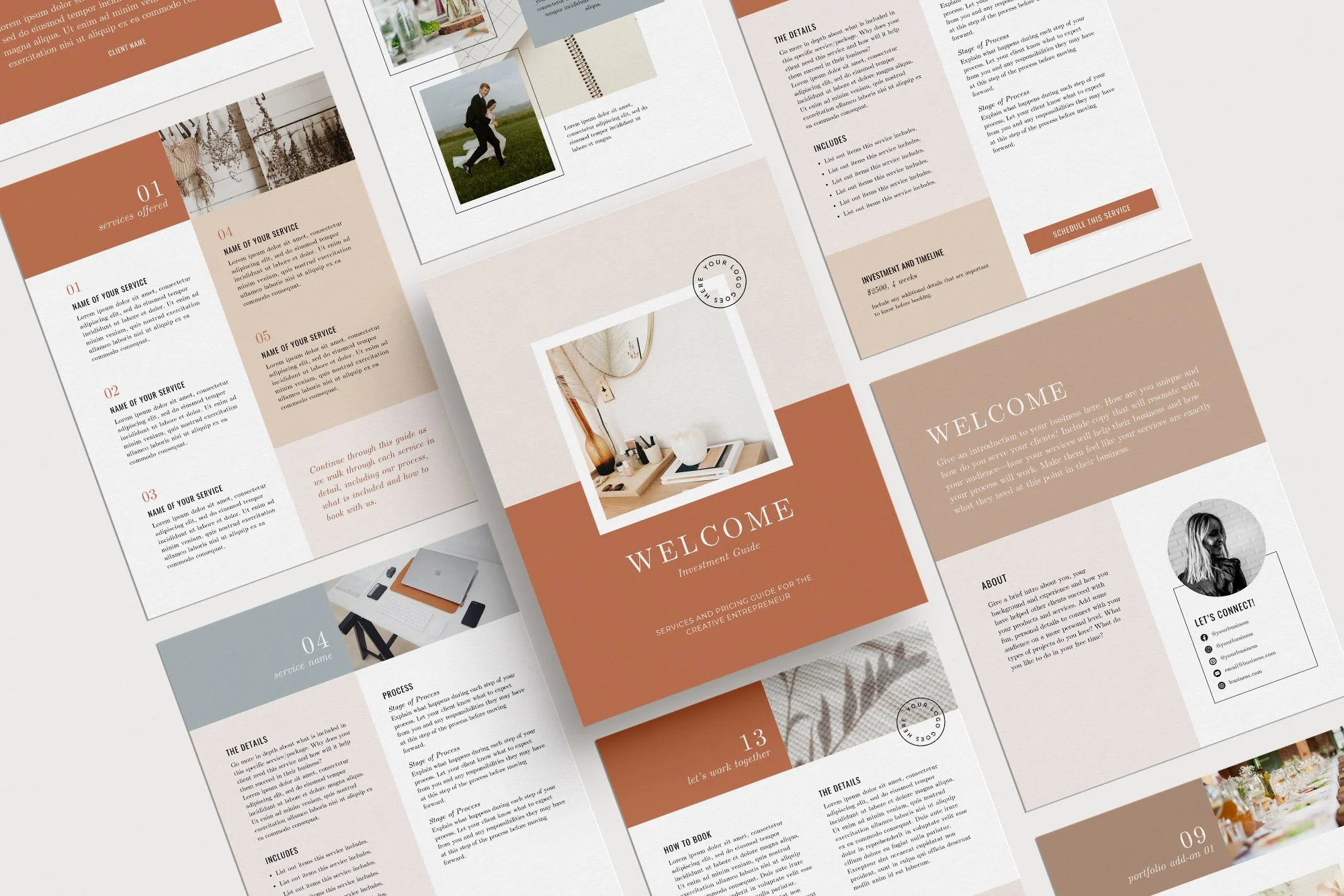 E-Book Canva Template for Small Businesses: Bright Collection ...