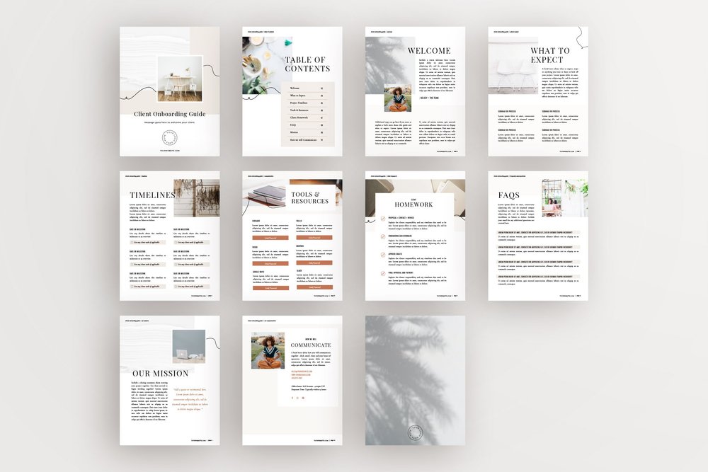 Modern Services and Pricing Guide Canva Template: Neutral Collection ...