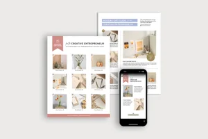 Boho Email Newsletter Header Graphics Canva Template: Bright Collection ...