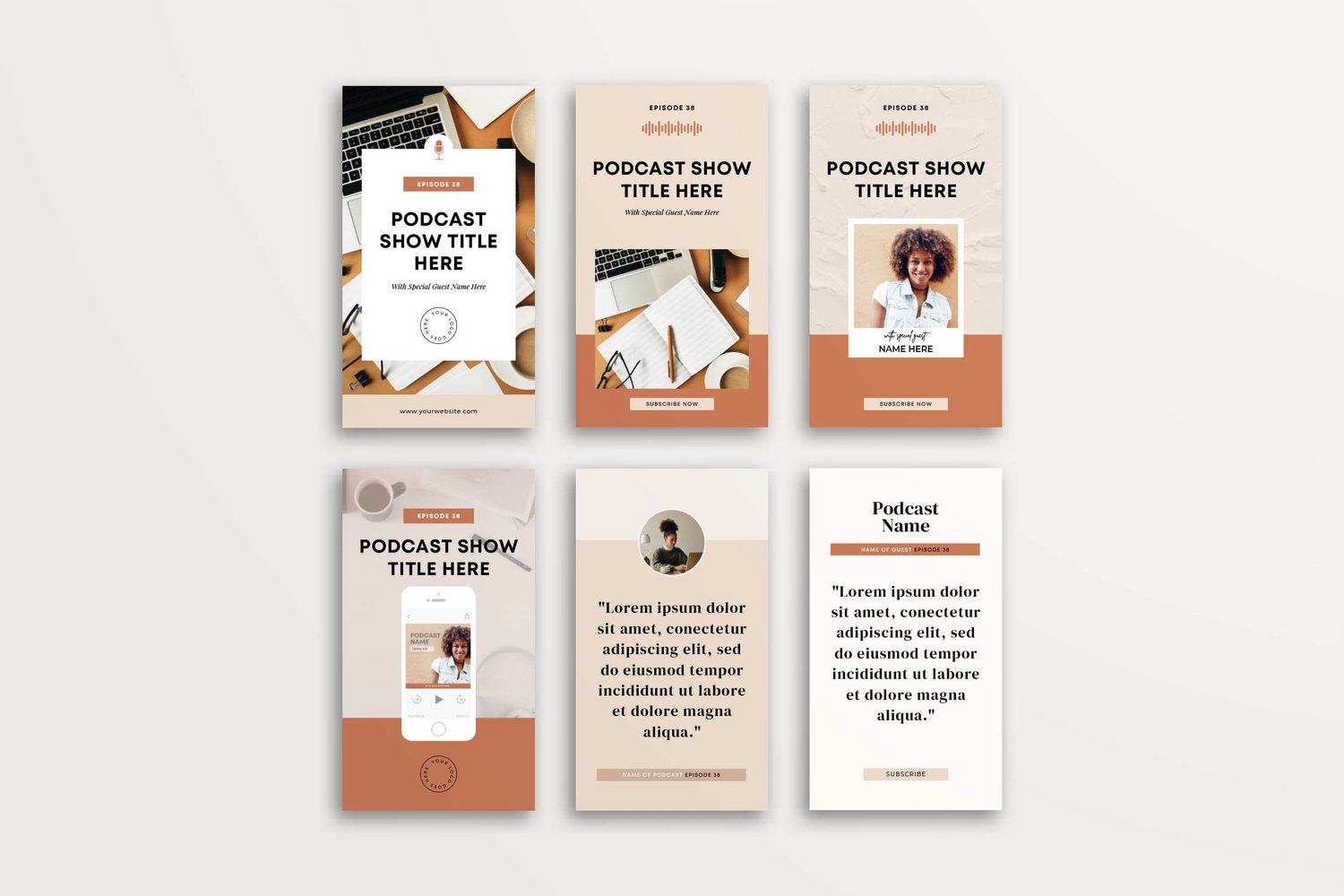 Educational Instagram Carousel Canva Templates: Neutral Collection ...