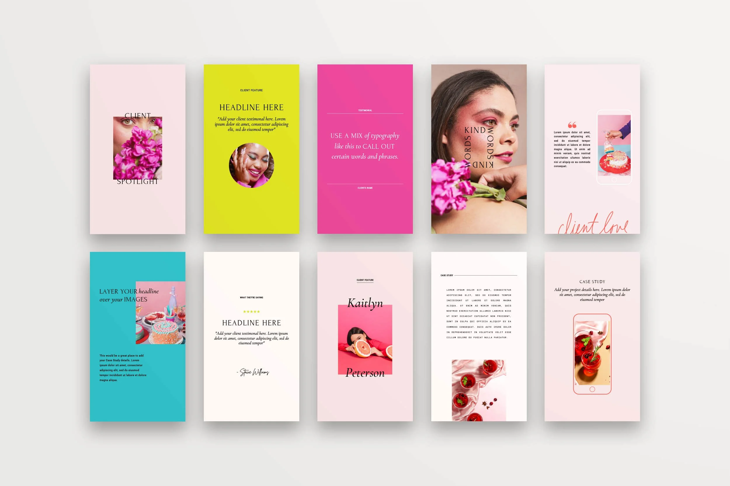 Educational Instagram Carousel Canva Templates: Bright Collection ...