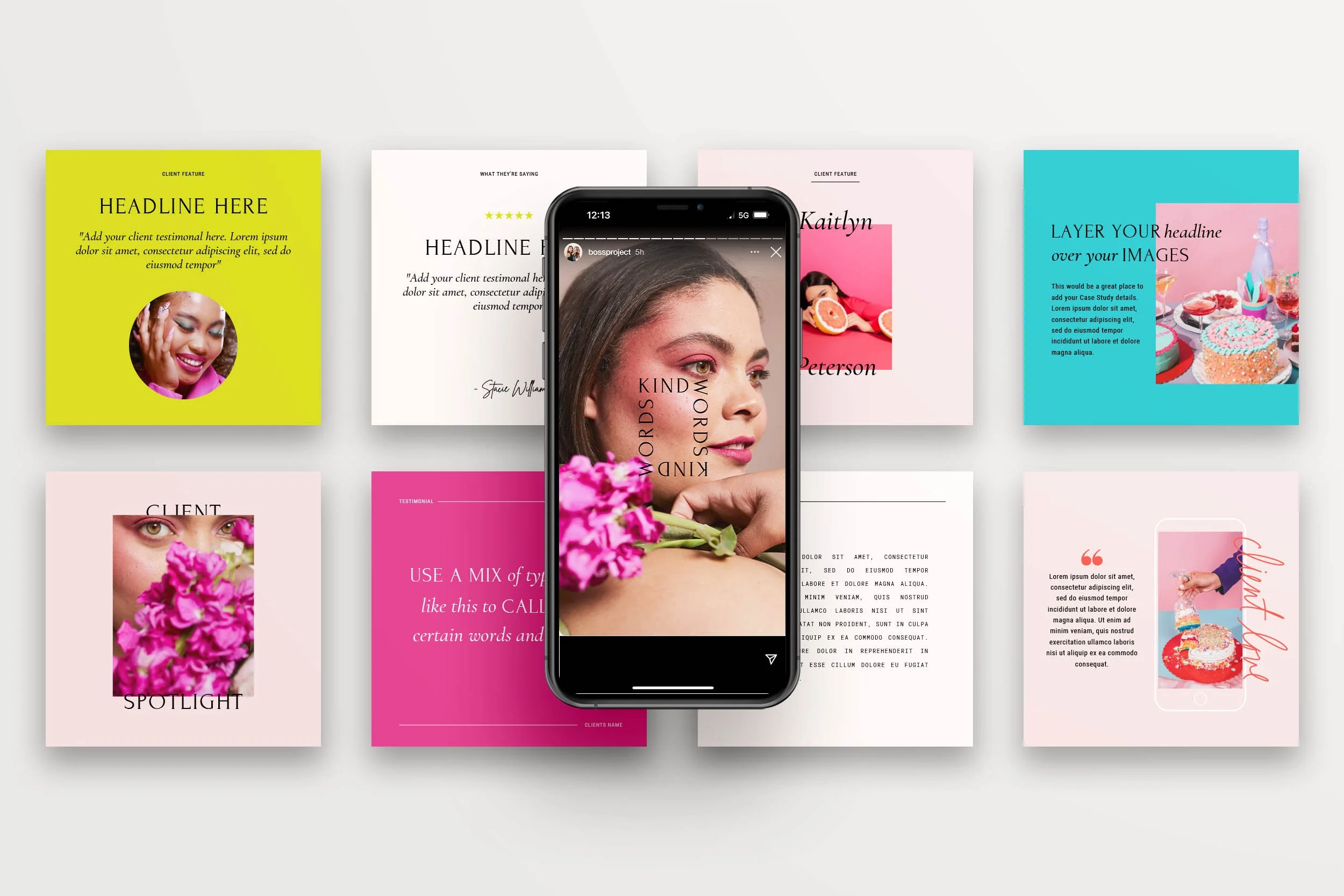 Educational Instagram Carousel Canva Templates: Bright Collection ...
