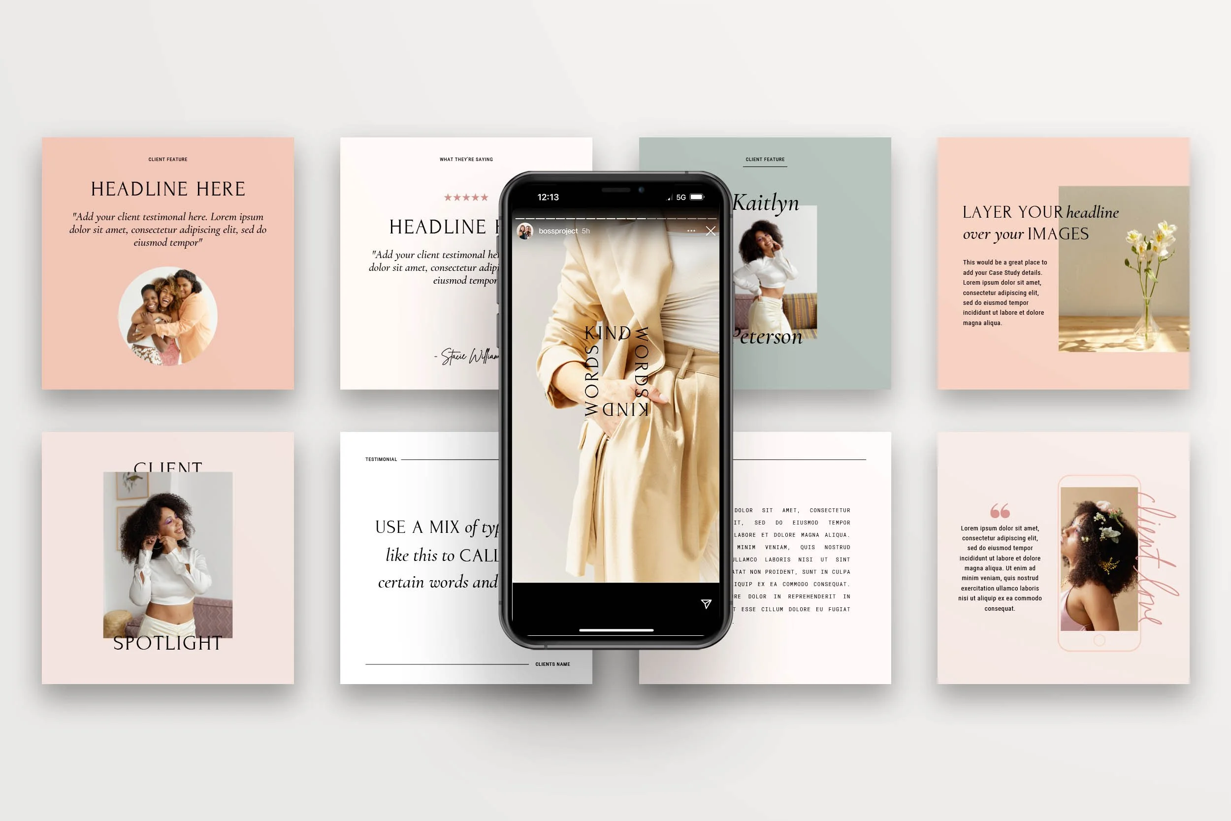 Educational Instagram Carousel Canva Templates: Neutral Collection ...