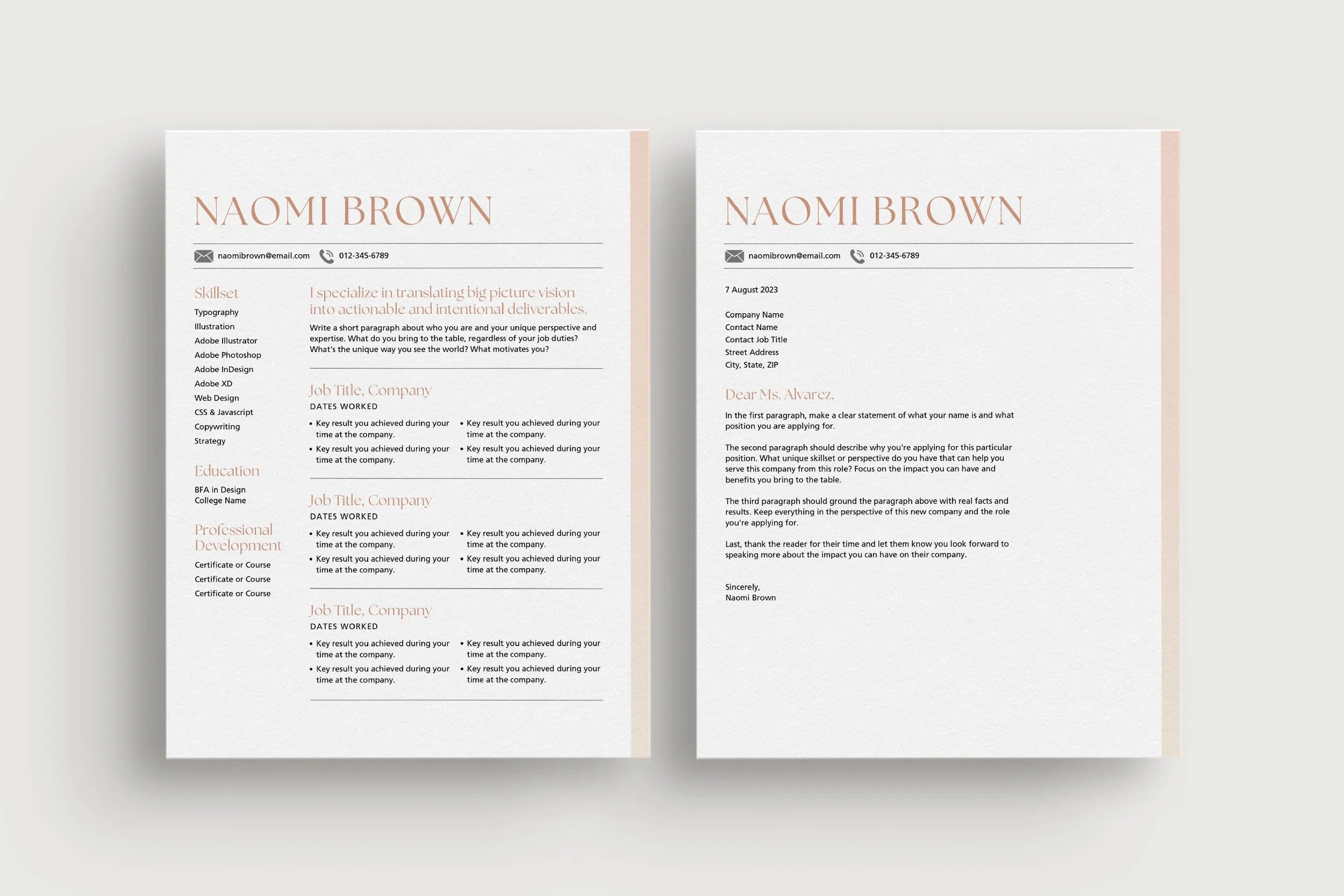 Resume And Cover Letter Canva Templates Soft Collection Creative Resume And Cover Letter Canva Templates Soft Collection Creative