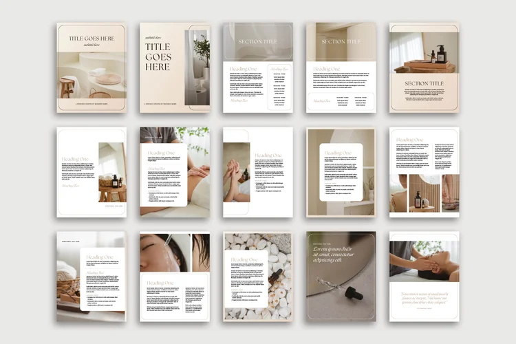 Minimal Project Proposal Canva Template: Soft Collection — Creative ...