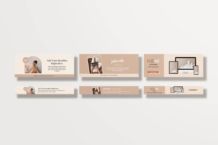 Geometric Lead Magnet PDF Canva Template: Neutral Collection — Creative ...