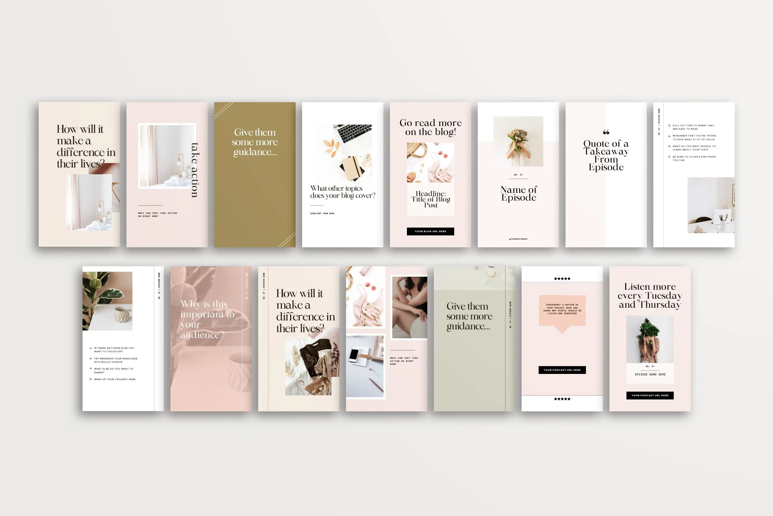 Project Portfolio Pinterest Pin Canva Templates: Bright Collection ...