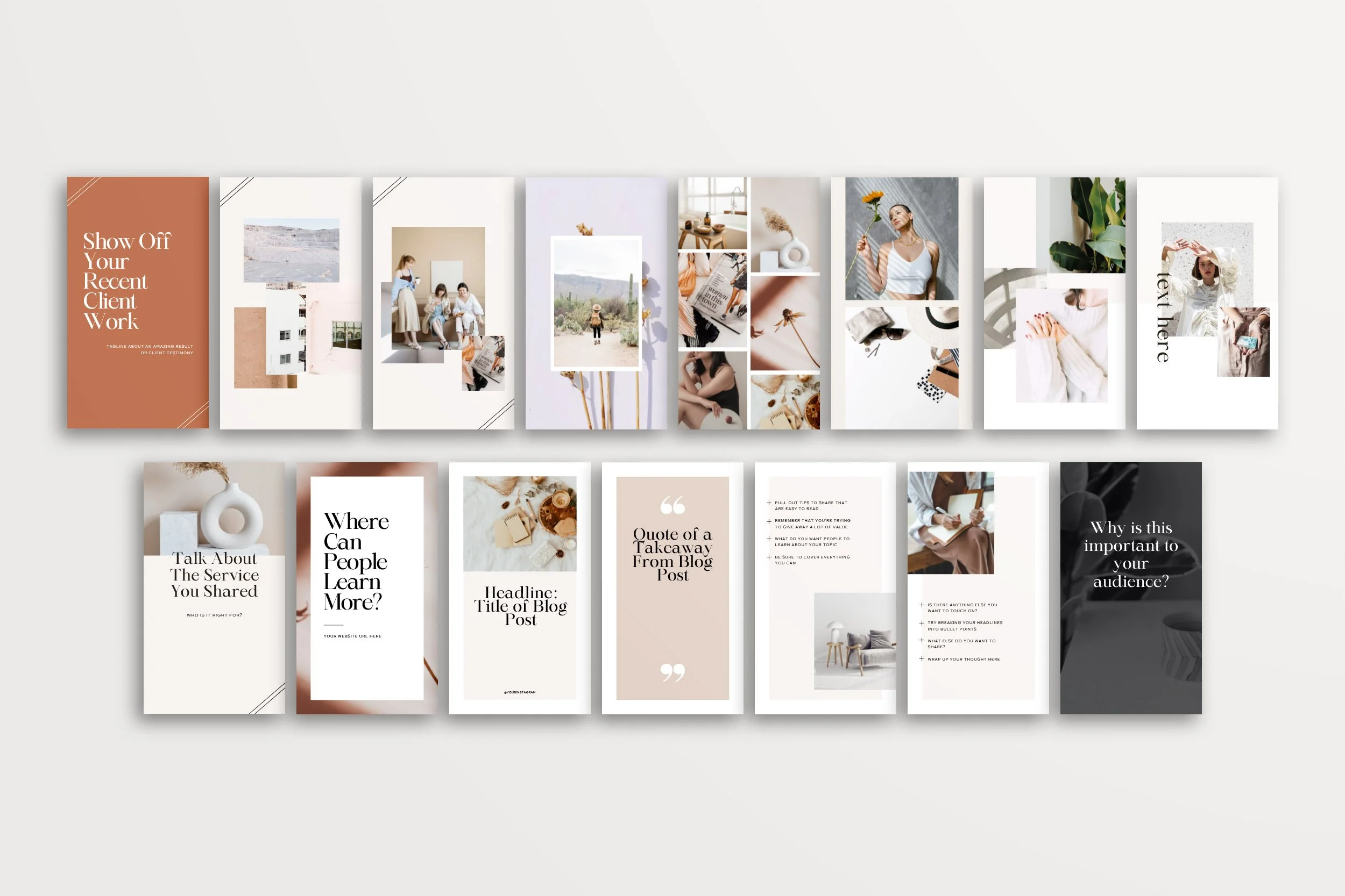 Educational Social Media Infographic Canva Templates: Soft Collection ...