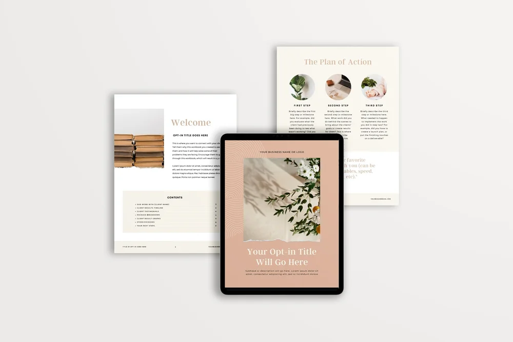 Strategic Partnership Info Packet Canva Template: Neutral Collection ...