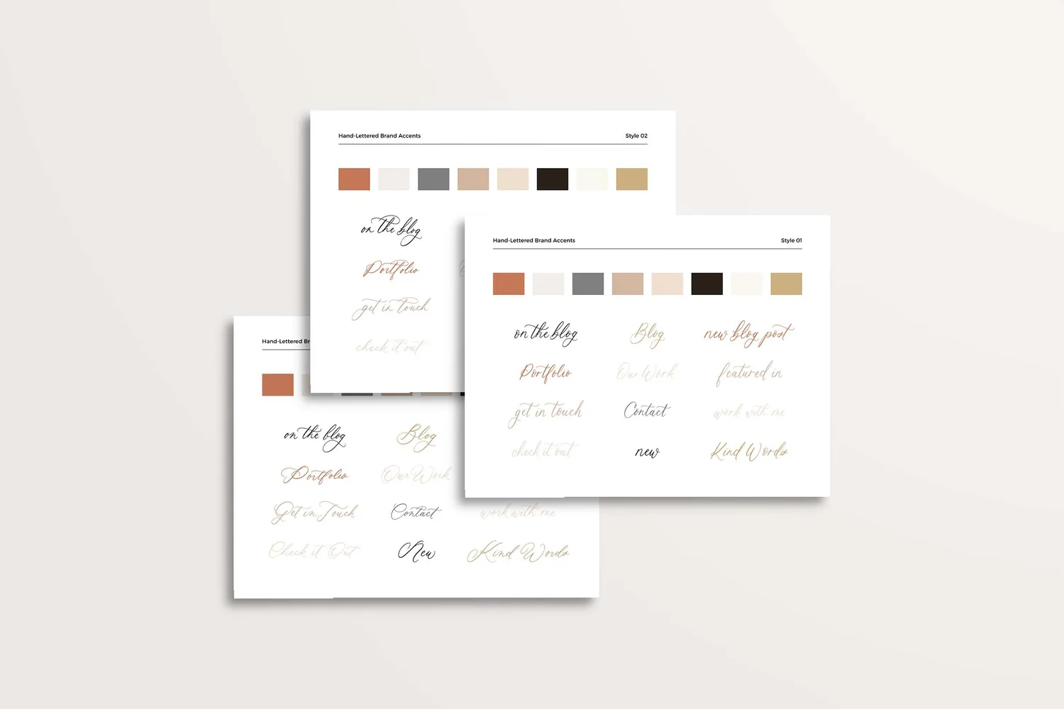 Hand-Lettered Digital Sticker Pack: Soft Collection — Creative Template ...