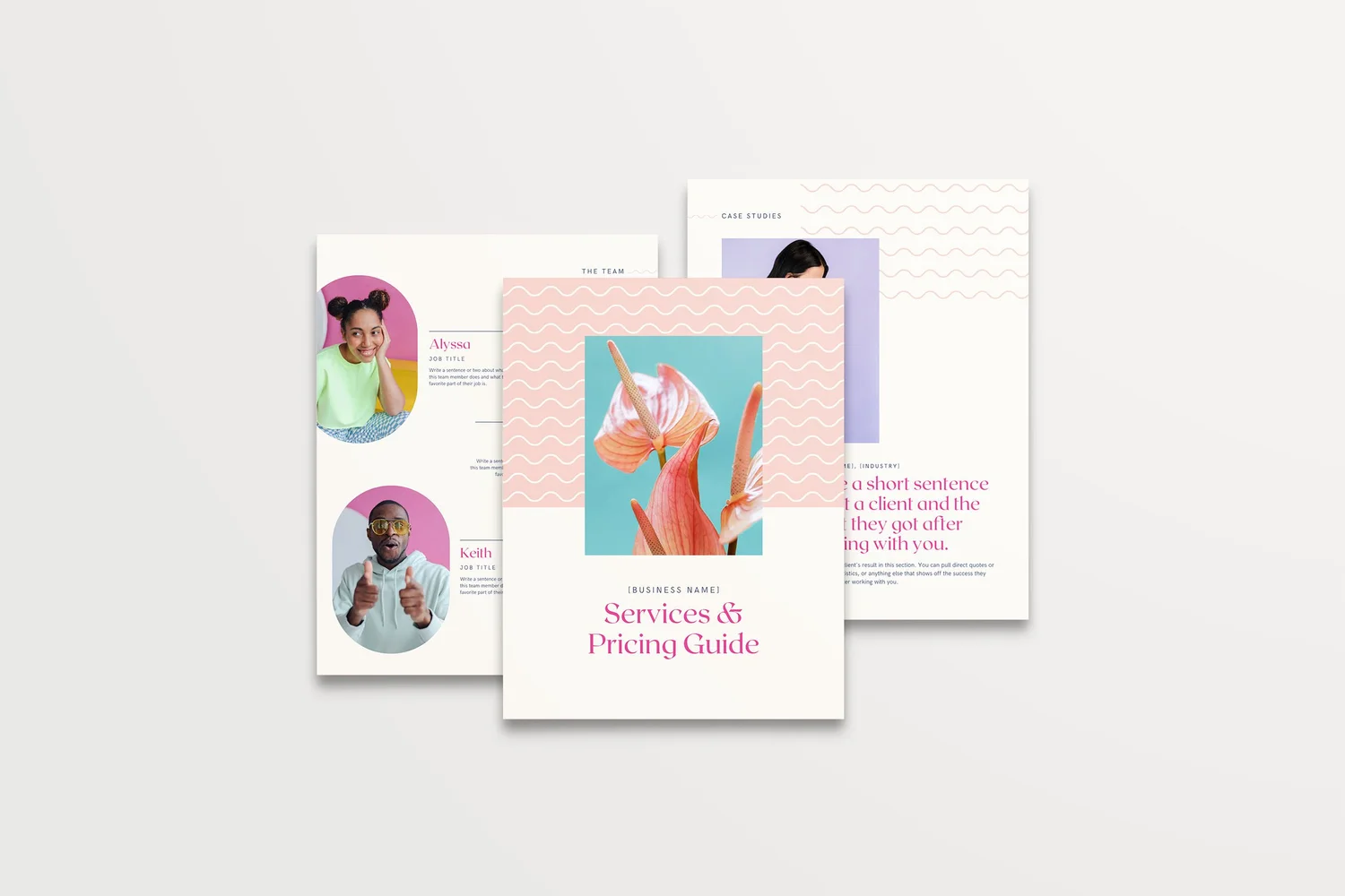 E-Book Canva Template for Small Businesses: Bright Collection ...