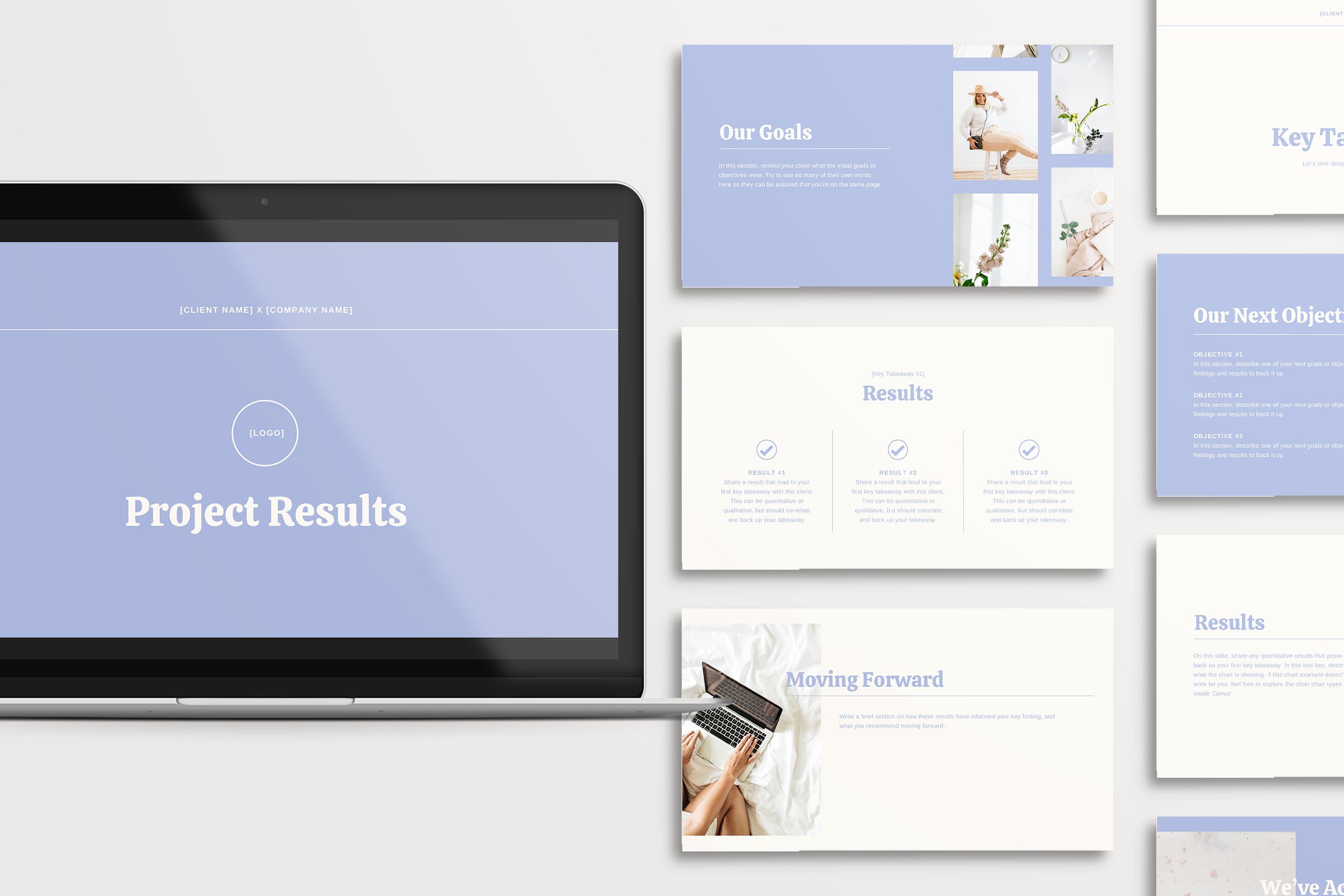 Project Results Debrief Presentation Canva Template: Bright Collection ...