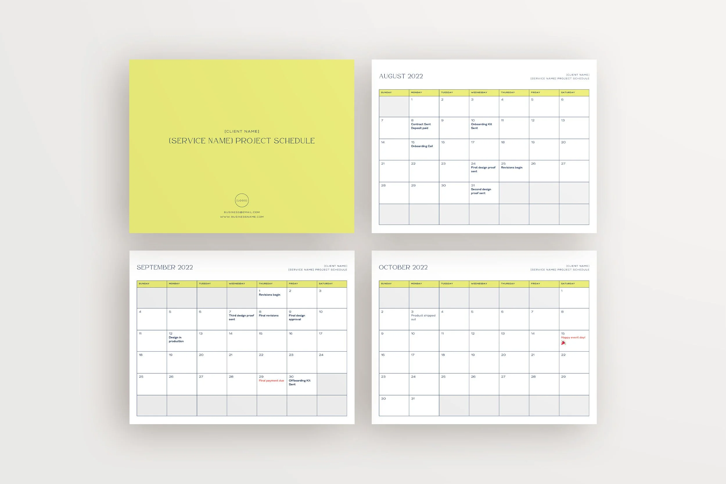 Elegant Services and Pricing Guide Canva Template: Soft Collection ...
