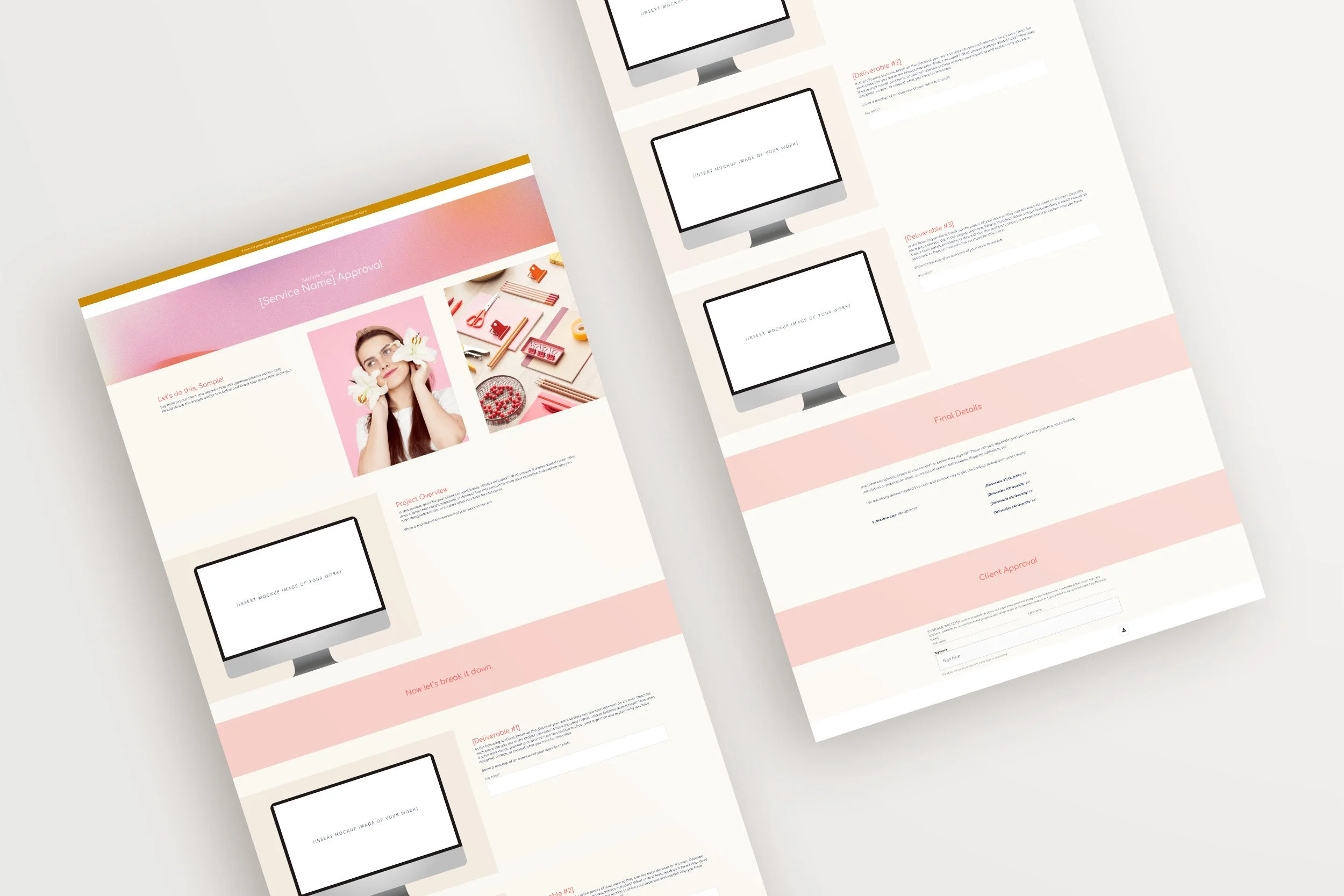Project Timeline and Client Checklist Packet Canva Template: Neutral ...