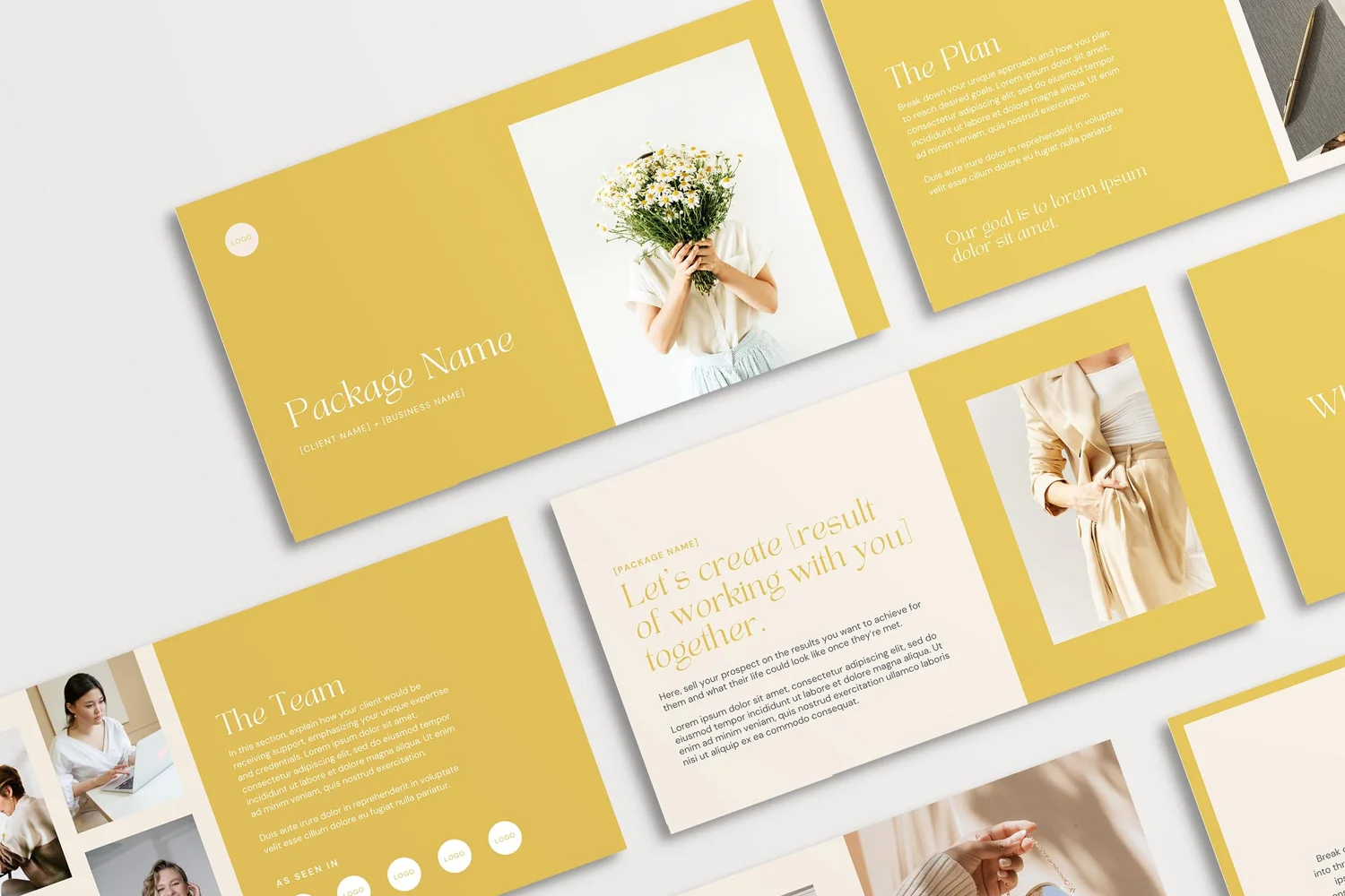Project Strategy Presentation Canva Template: Bright Collection ...