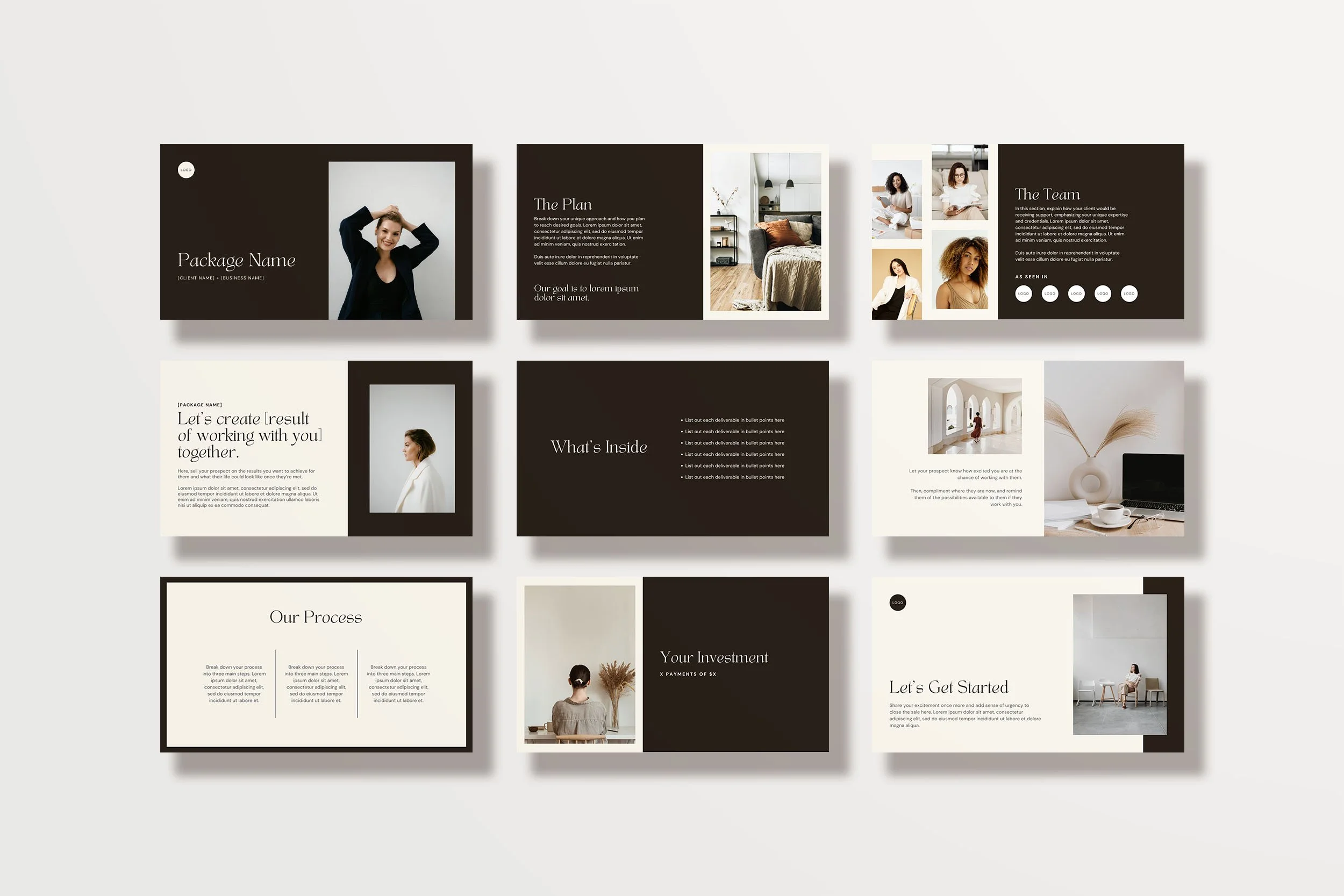 Project Strategy Presentation Canva Template: Bright Collection ...