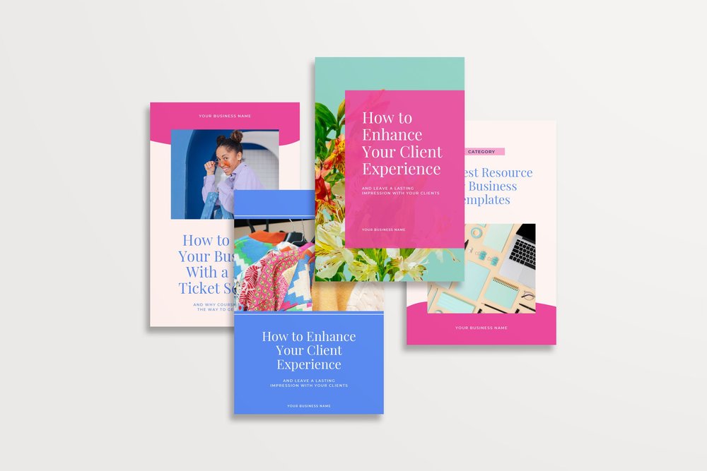 Modern Vision Board Templates — Creative Template Shop