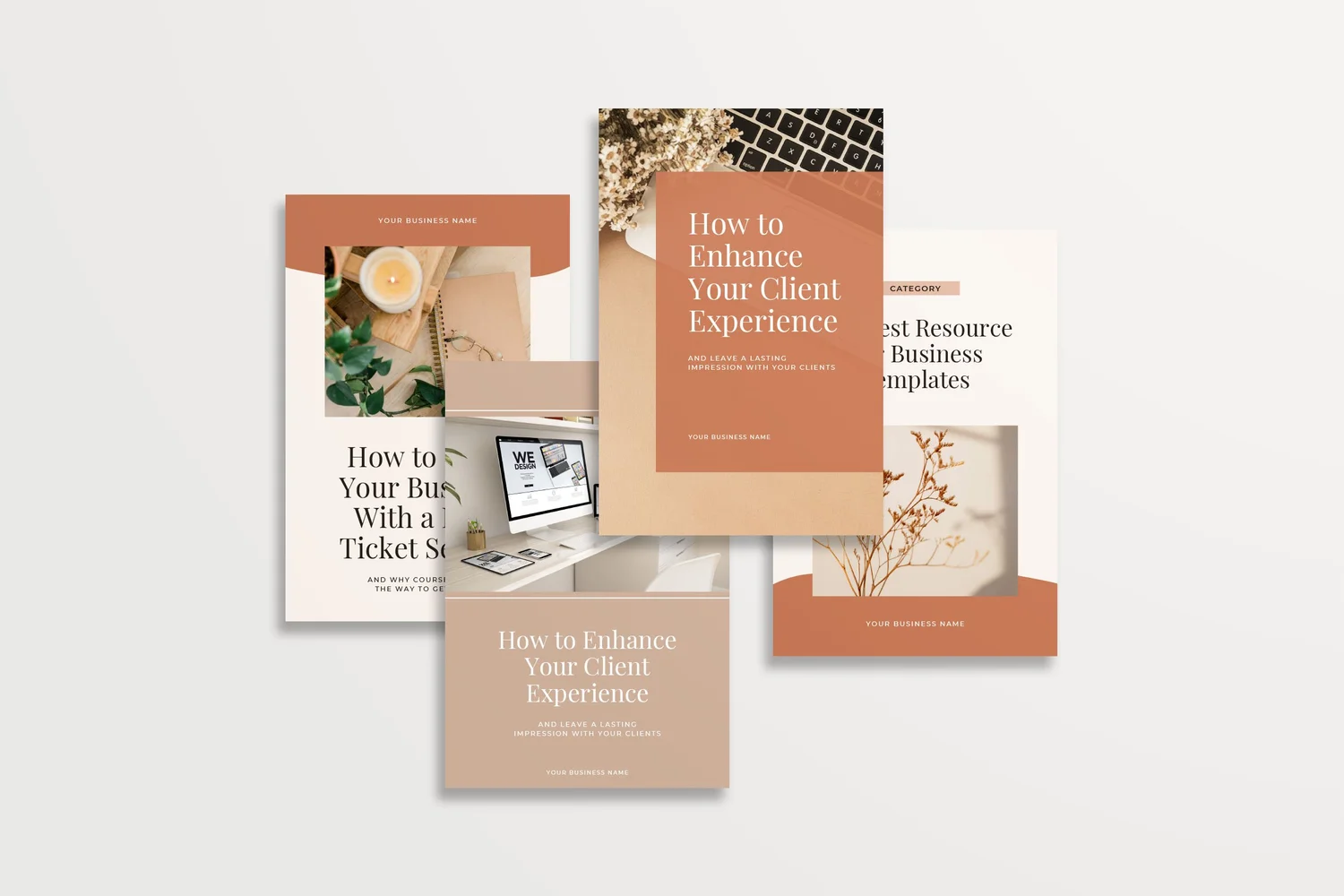 Modern Vision Board Templates — Creative Template Shop