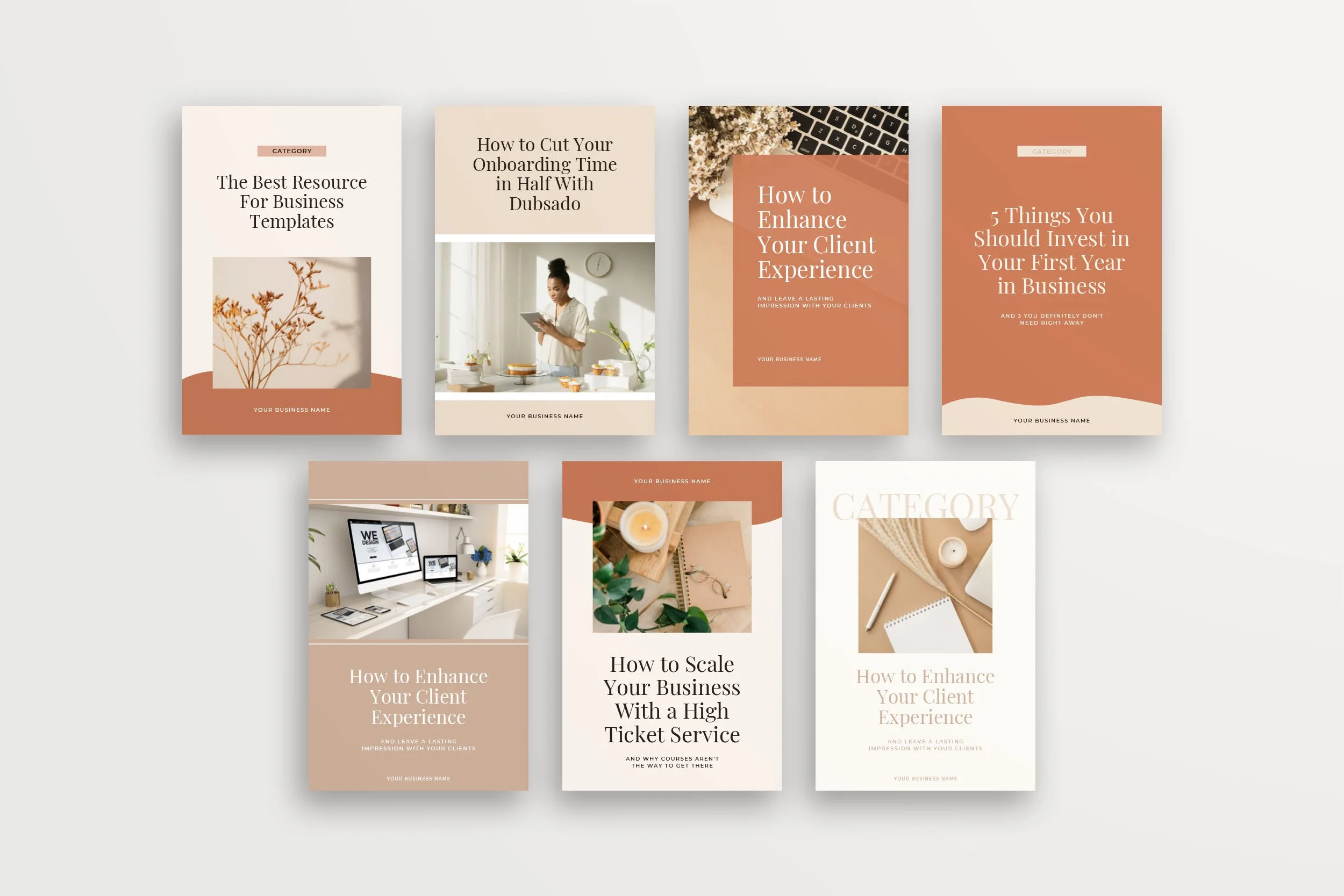 Modern Vision Board Templates — Creative Template Shop