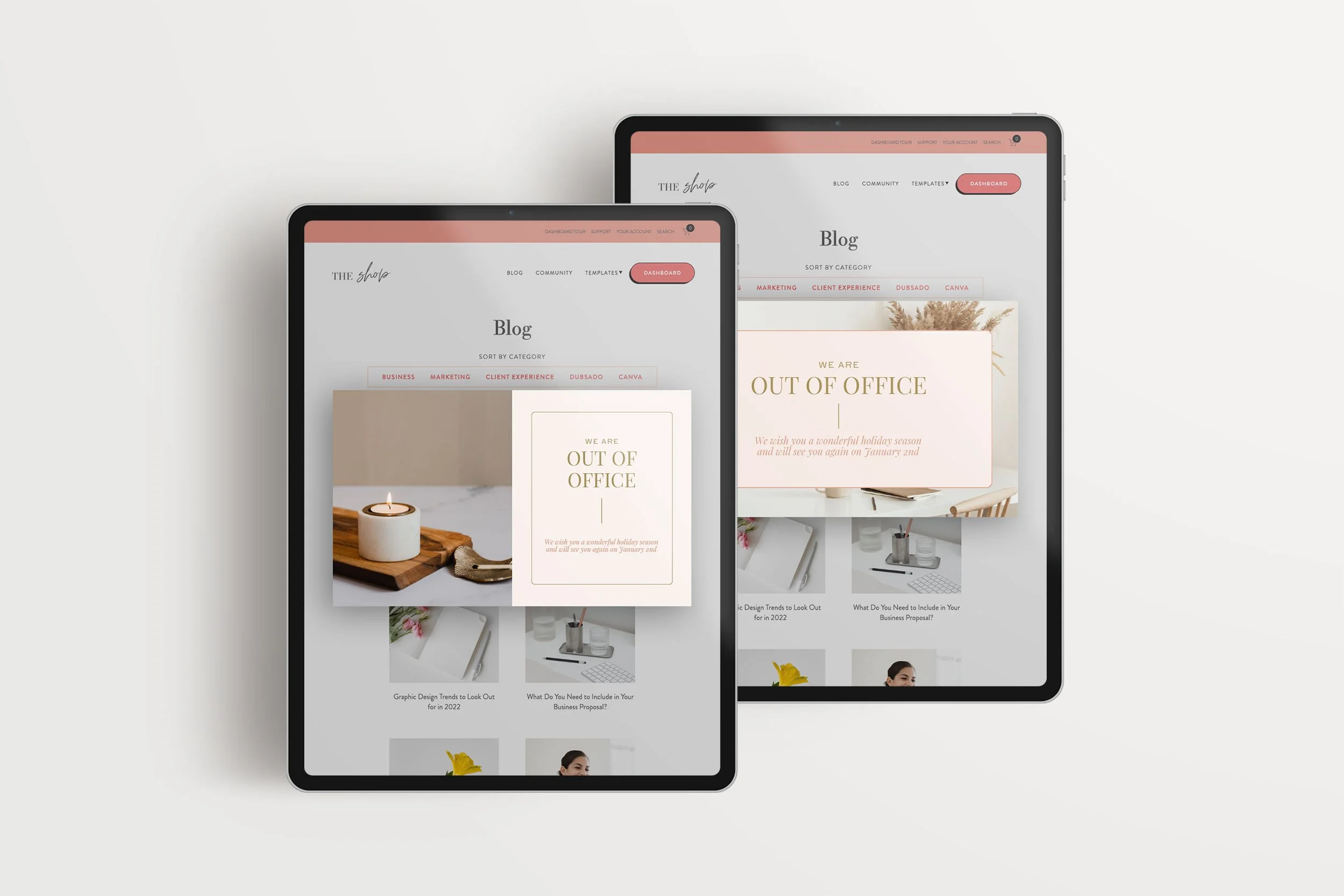 Splash Page Canva Website Template: Bright Collection — Creative ...