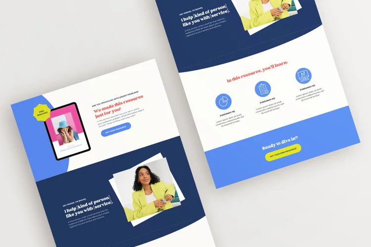 Modern Vision Board Templates — Creative Template Shop