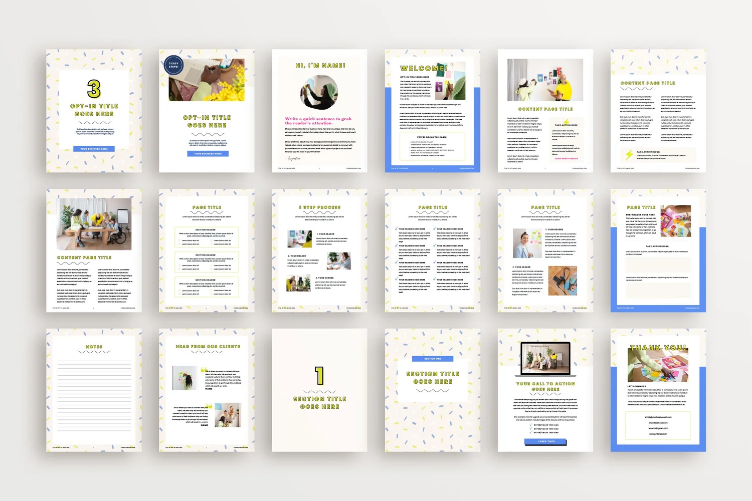 Strategic Partnership Info Packet Canva Template: Neutral Collection ...