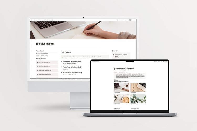 Social Media Content Hub Notion Template — Creative Template Shop