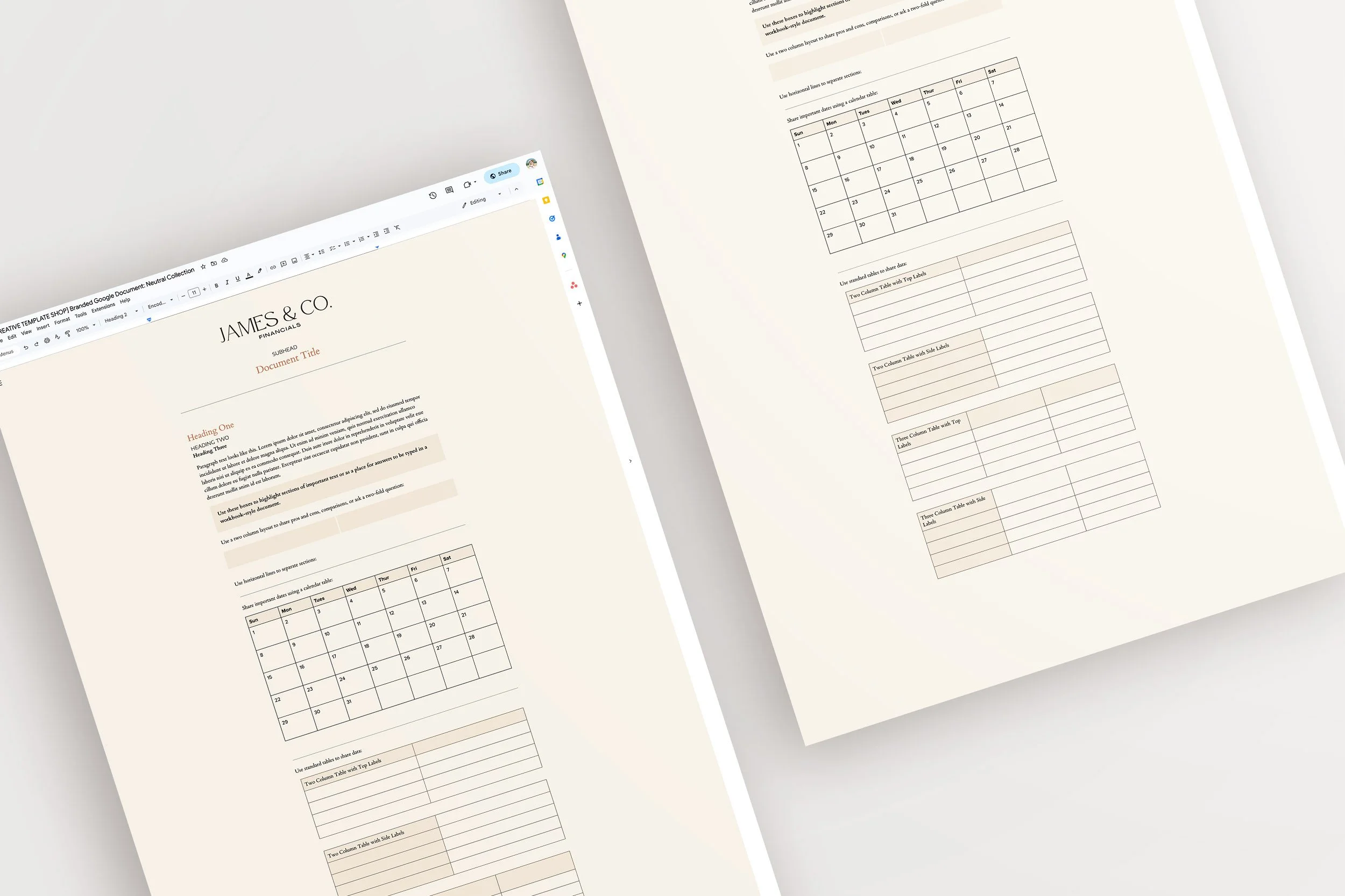 Client Onboarding Form Google Doc Template: Bright Collection ...