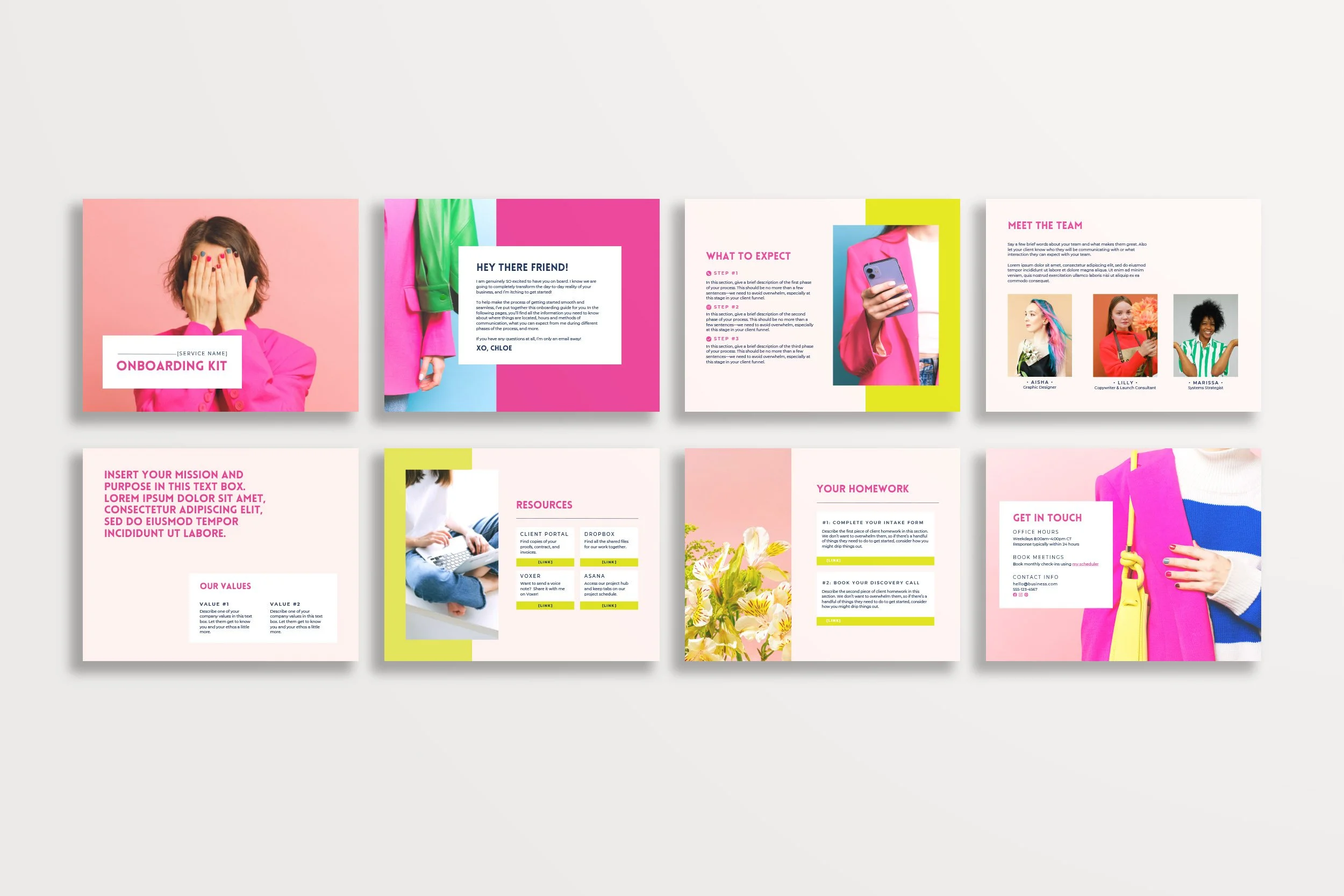 Minimal Client Onboarding Guide Canva Template: Soft Collection ...