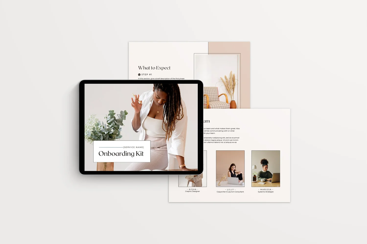 Client Onboarding PDF Canva Template: Soft Collection — Creative ...