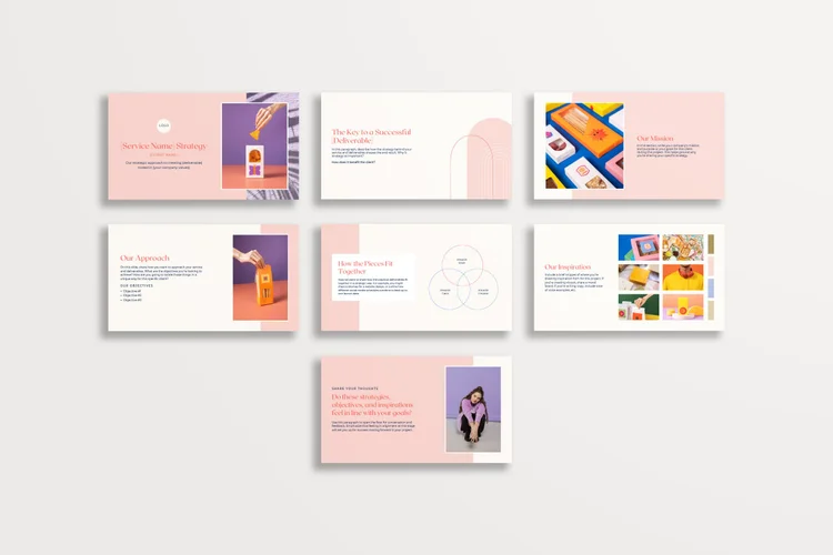 Modern Vision Board Templates — Creative Template Shop