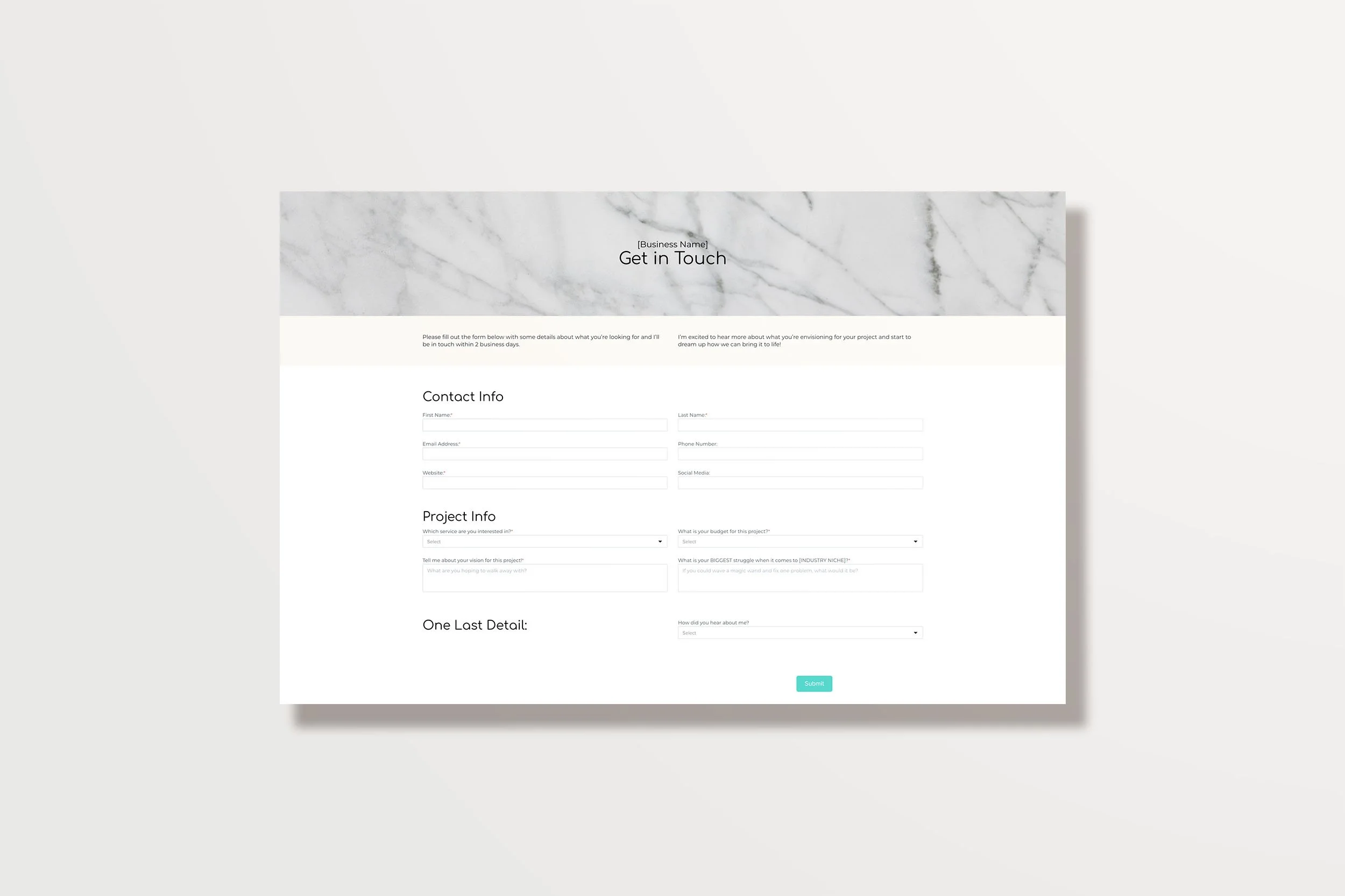 Client Onboarding PDF Canva Template: Bright Collection — Creative ...