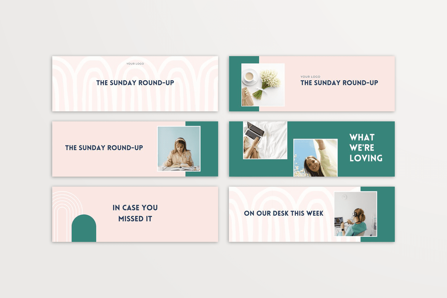 Email Signature Google Templates: Bright Collection — Creative Template ...