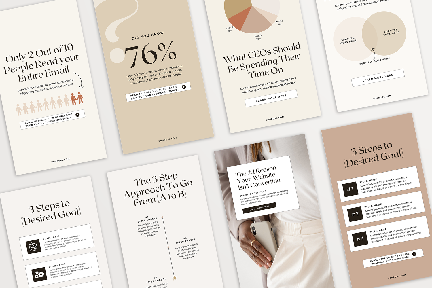 Splash Page Canva Website Template: Bright Collection — Creative ...